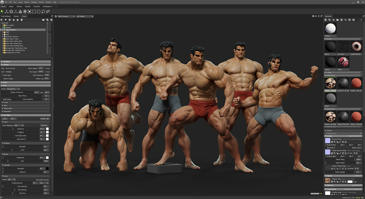 Super Hero 3D Models